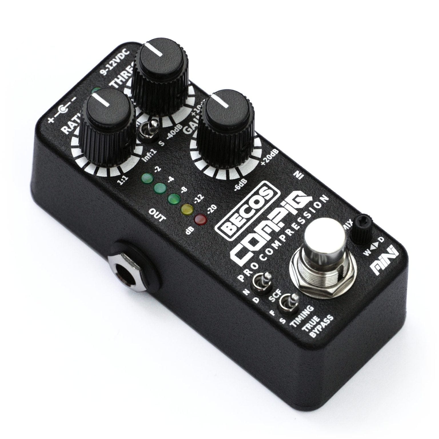 CompIQ MINI Compressor Pedal for Bass & Guitar – BECOSFX